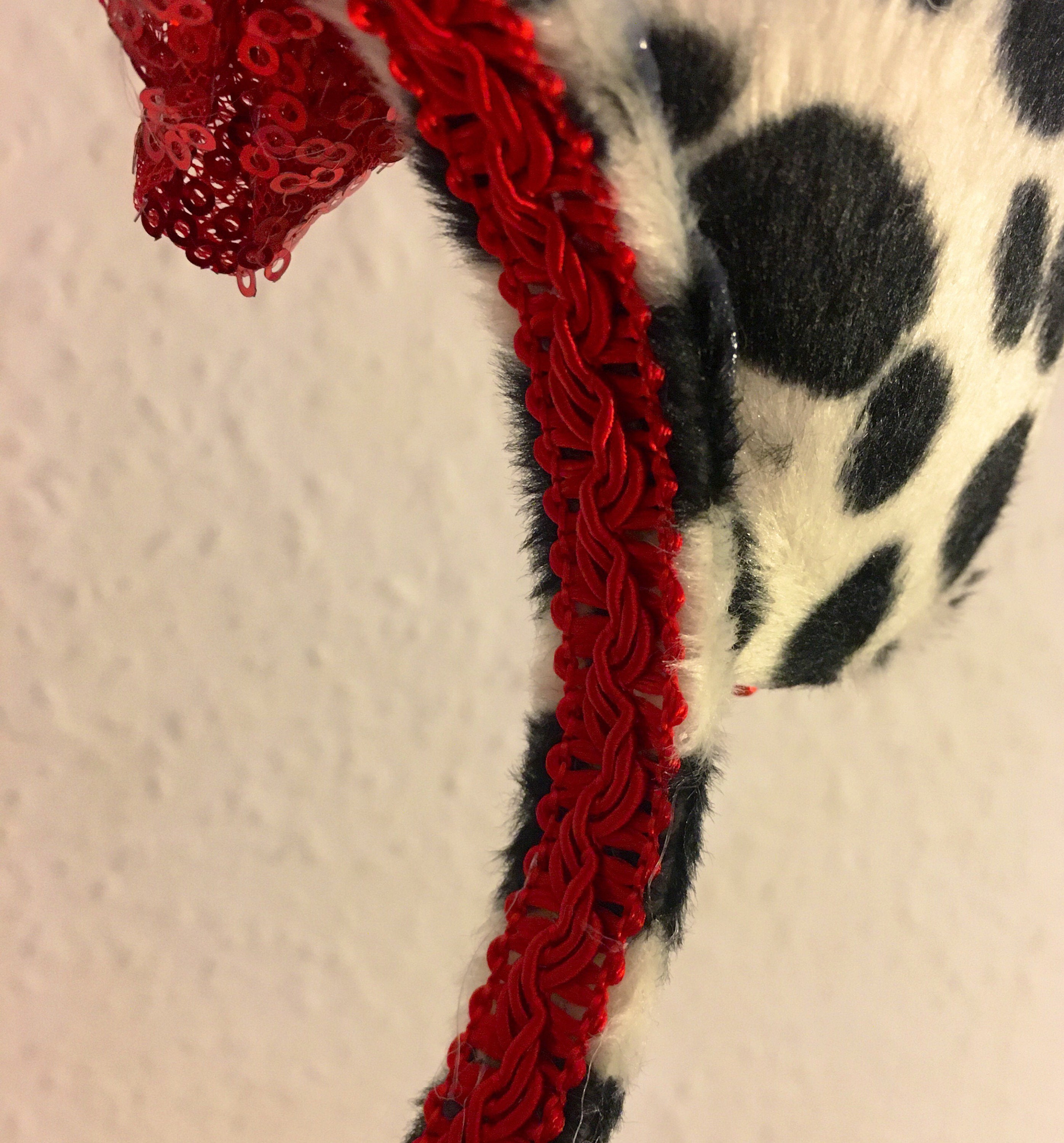 101 Dalmatians Disney Ears Headband Red Dalmatians Lucky | Etsy