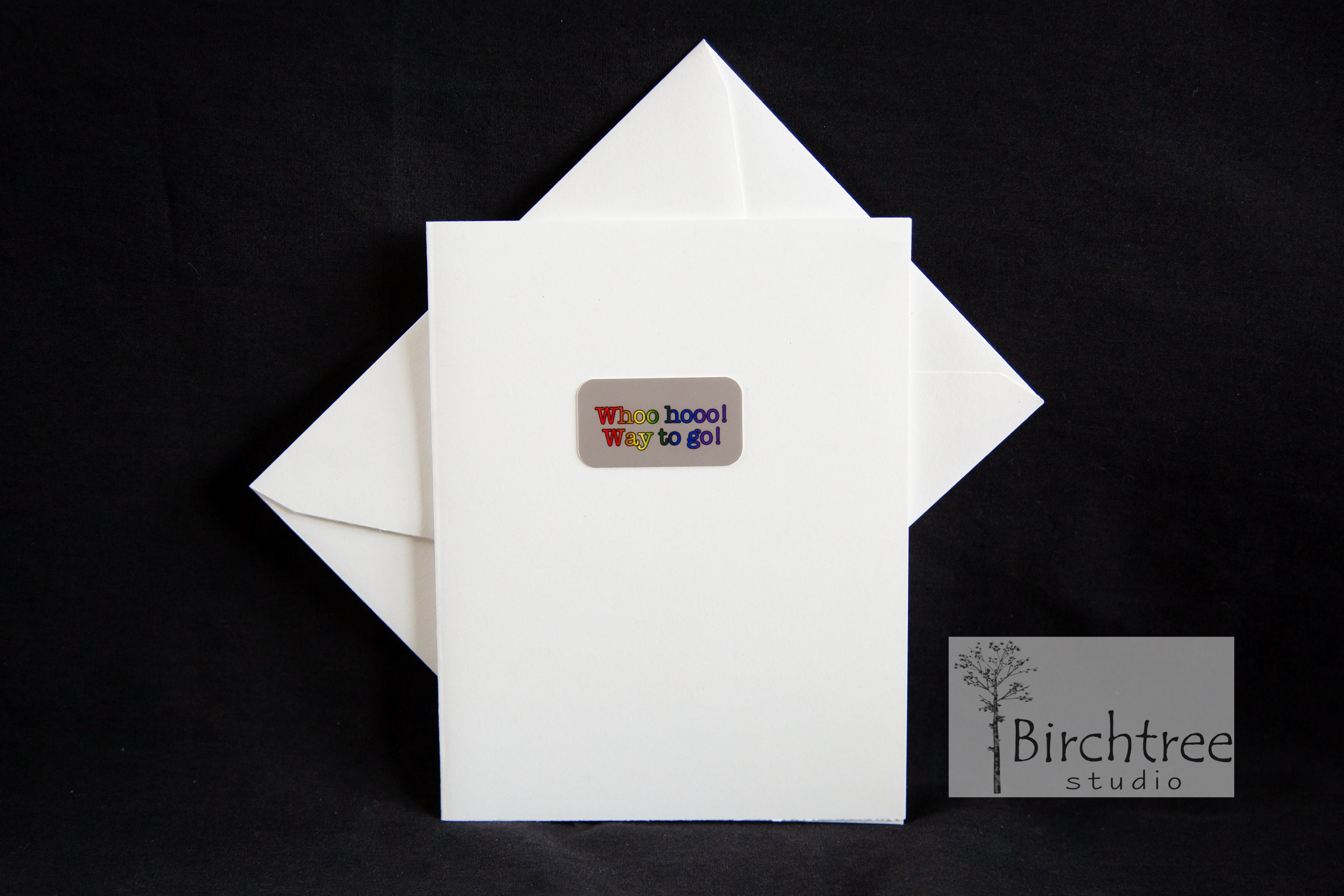 Whoo Hoo! Way to Go! Card, Congrats Card, Yay!, Birchtree Studio Cards ...