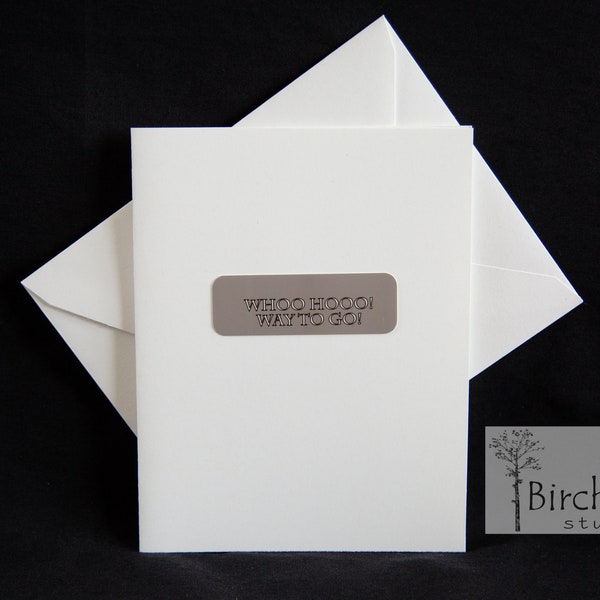 Way to Go Card - Etsy