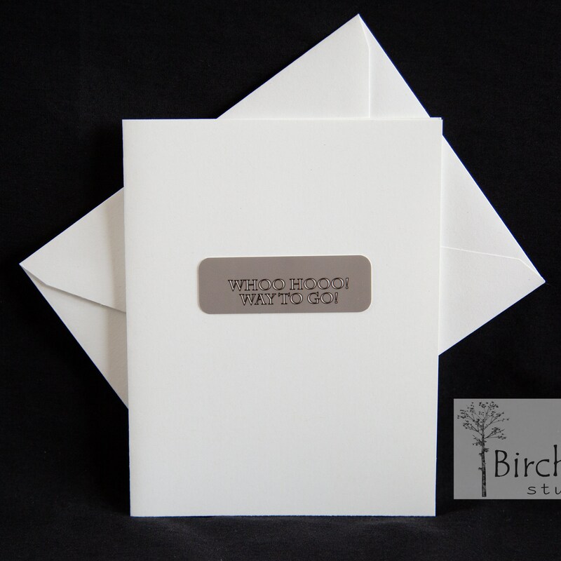 Way to Go Card - Etsy