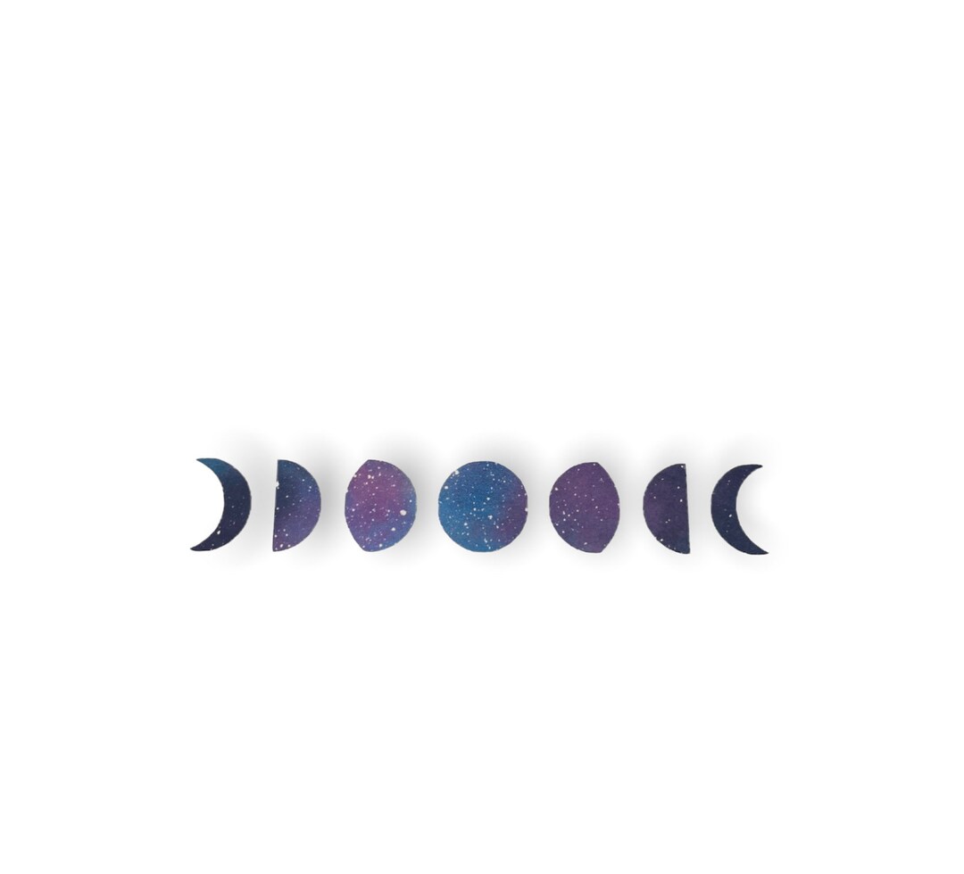 Moon Phases Vinyl Decal Car Decal - Etsy