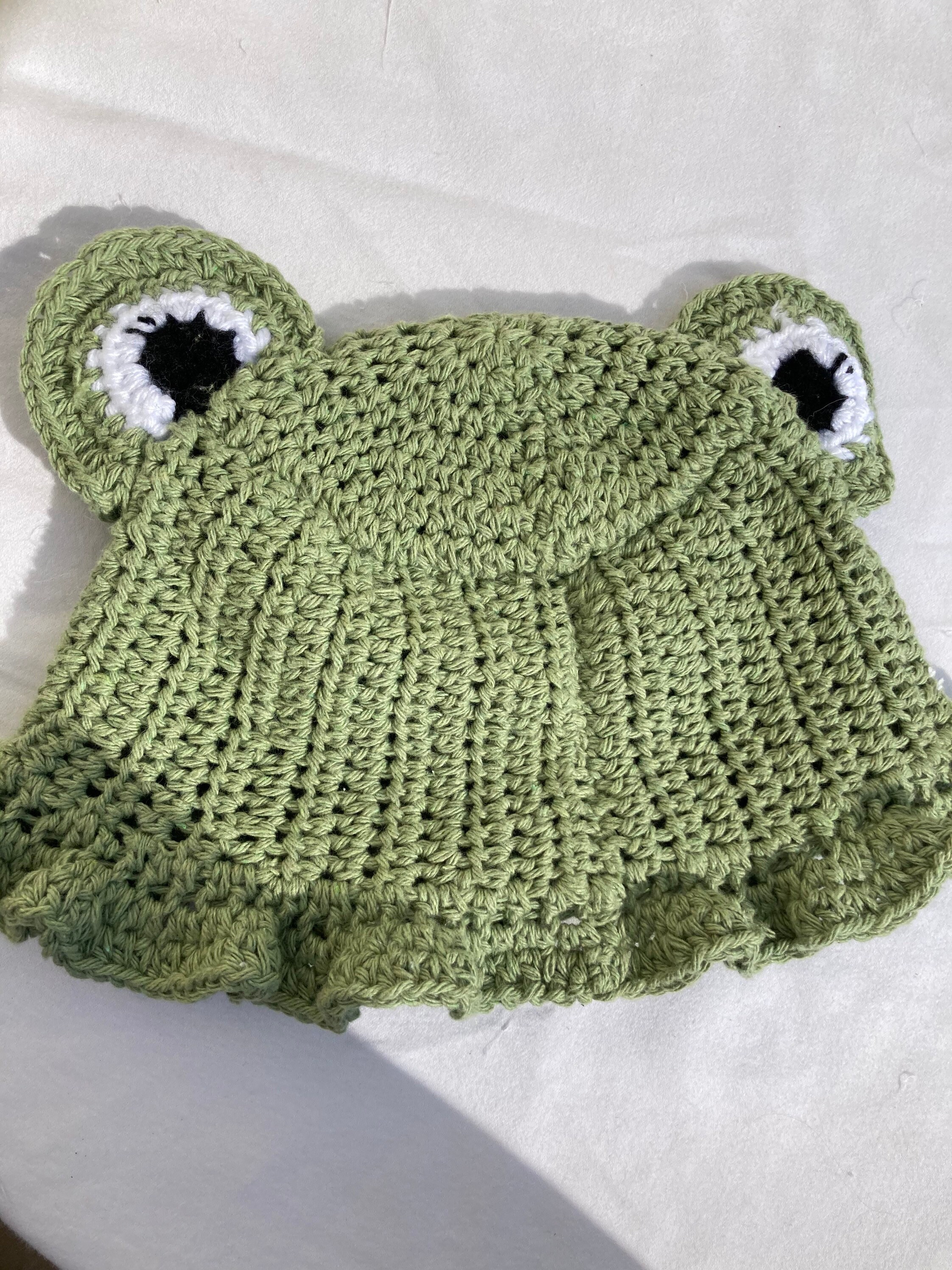 Crochet Frog Bucket Hat Made to Order | Etsy