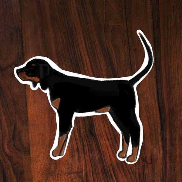 Coon Hunting With Black and Tan Coonhound - Etsy