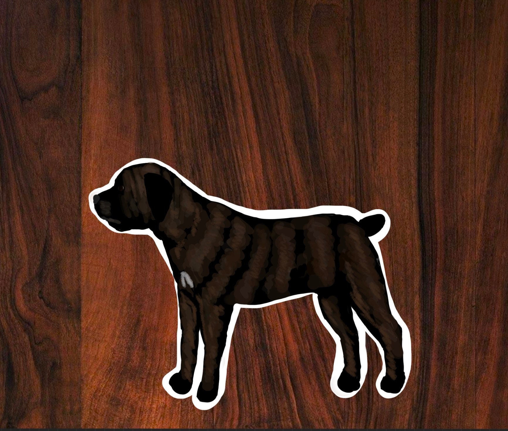 Cane Corso Sticker Black Brindle - Etsy