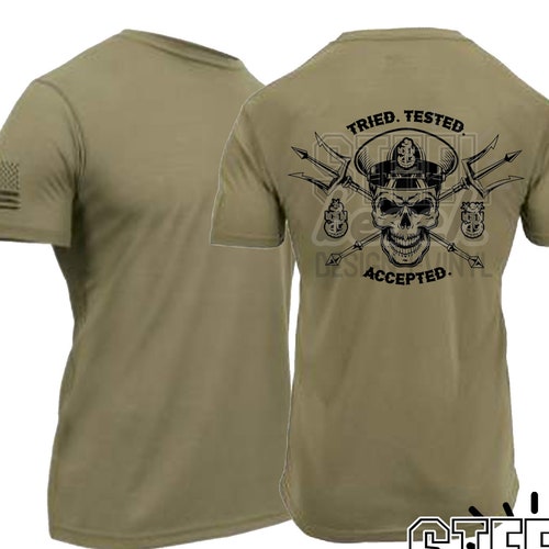 Navy Chief T-shirt Coyote Brown Military Uniform Shirt - Etsy