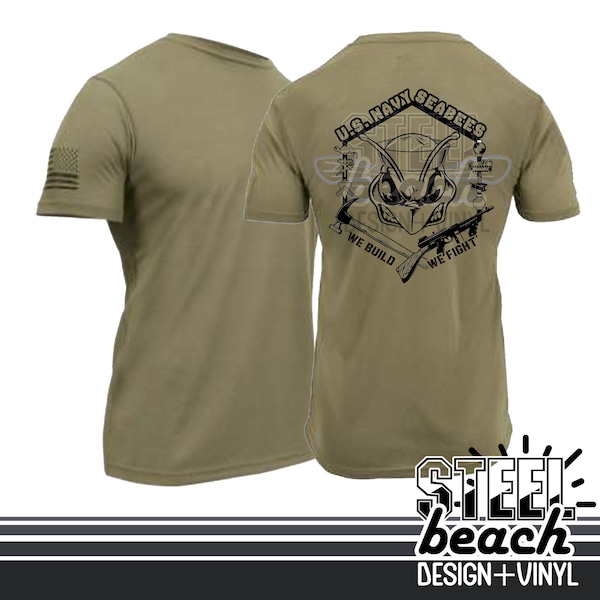 Us Navy Seabees T Shirt - Etsy