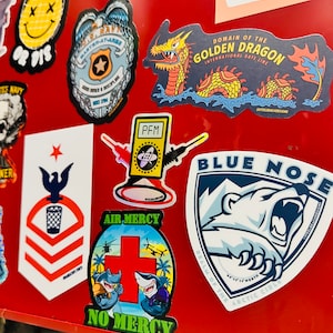 Blue Nose Sticker - Military Decal - Realm of the Arctic Circle - Etsy