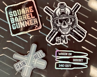 Gunner's Mate Sticker Navy Decal GM Rate Insignia | Etsy