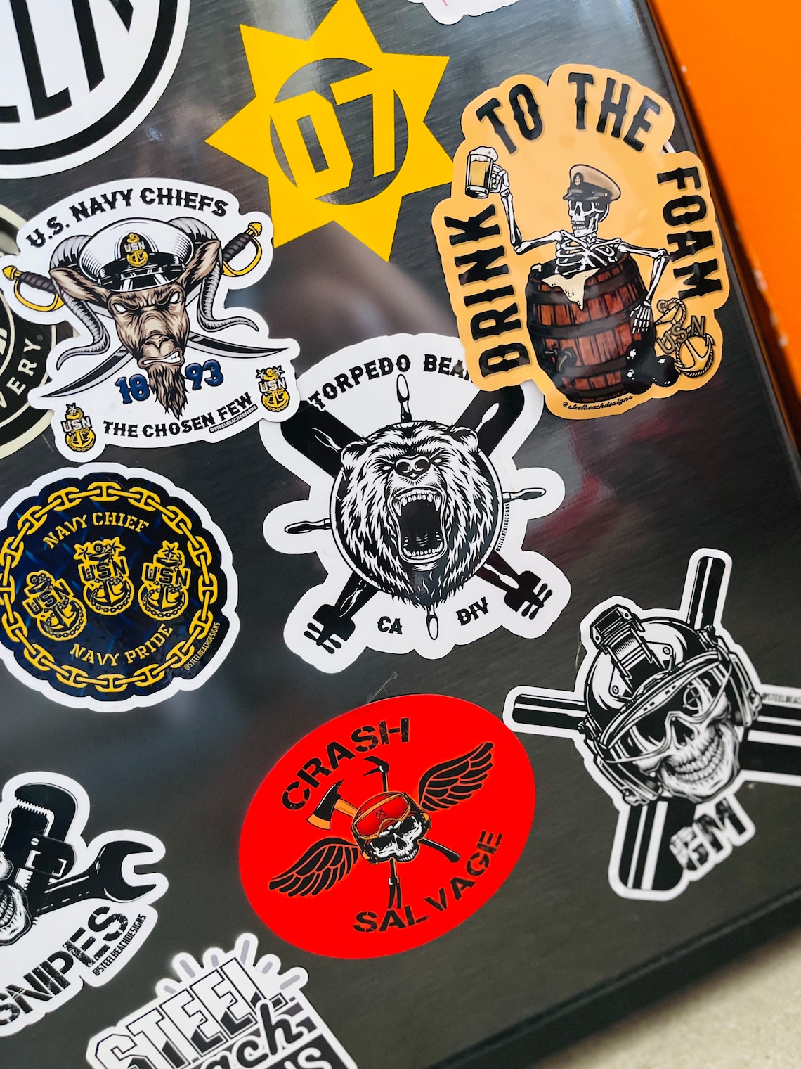 CPO Chief Sticker - CPO Drink to the Foam Decal - Military Chief Pride ...