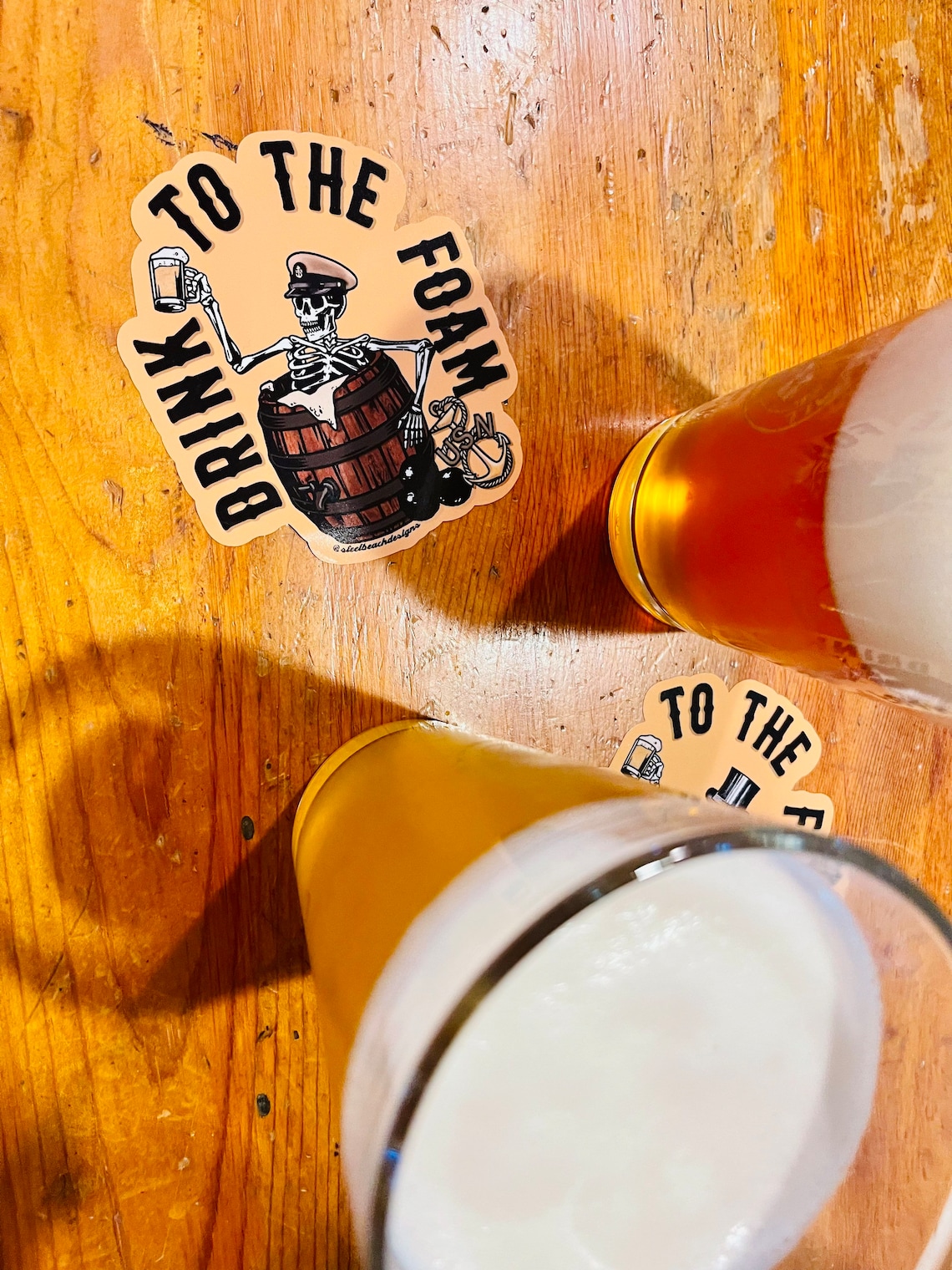 CPO Chief Sticker - CPO Drink to the Foam Decal - Military Chief Pride ...