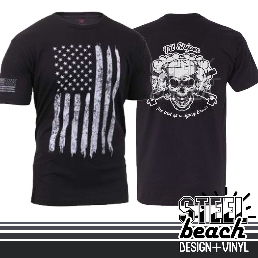 Navy PIT SNIPE T-shirt Distressed Flag Shirt Navy Engineering Bt Mm - Etsy