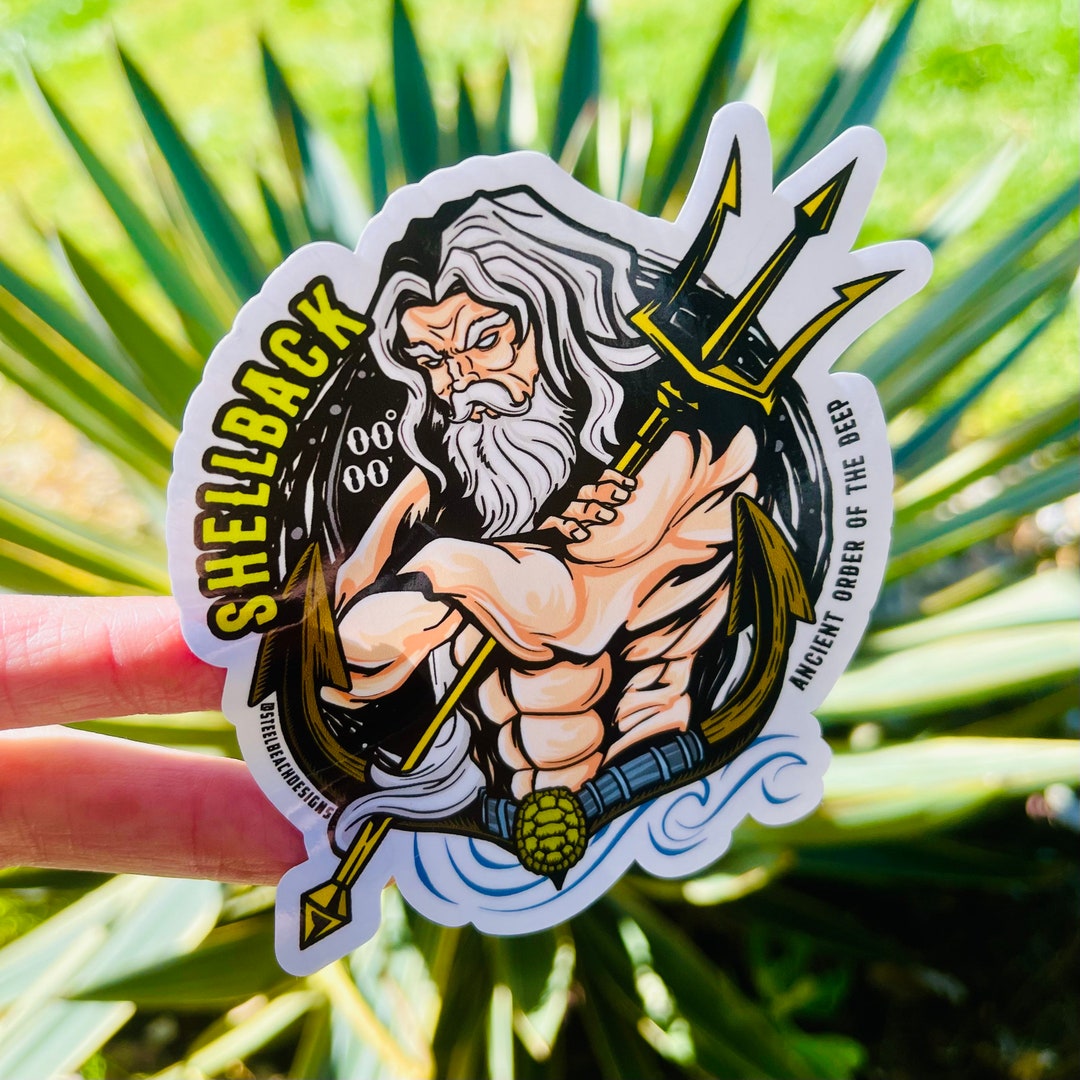 USN Shellback Sticker Navy Decal Ancient Order of the Deep - Etsy