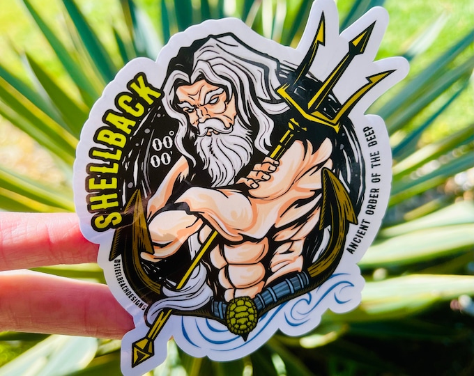 USN Shellback Sticker Navy Decal Ancient Order of the Deep - Etsy