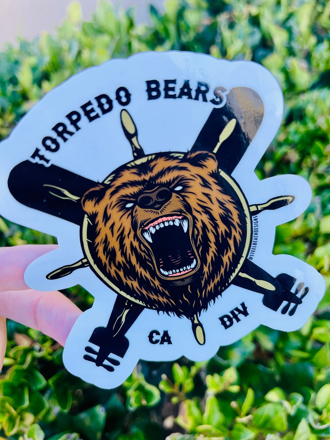 Torpedo Bears Sticker Navy Sonar Decal - Etsy