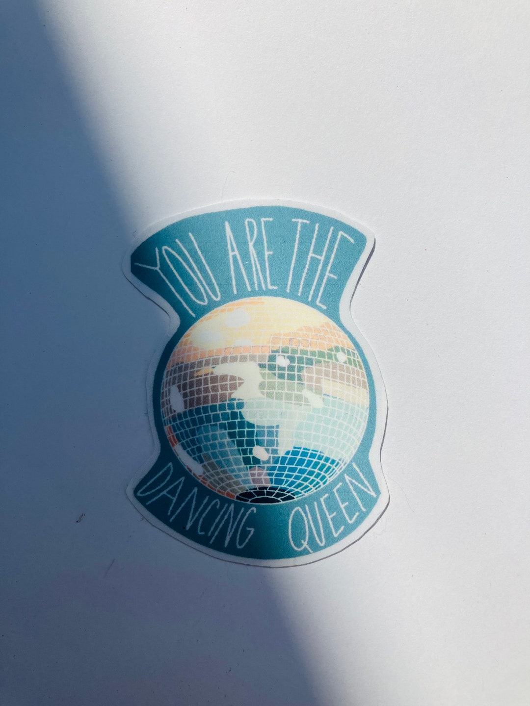 Dancing Queen Disco Sticker - Splash Proof Decal, Illustration ...