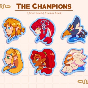 Botw and Totk Sticker Packs - Etsy