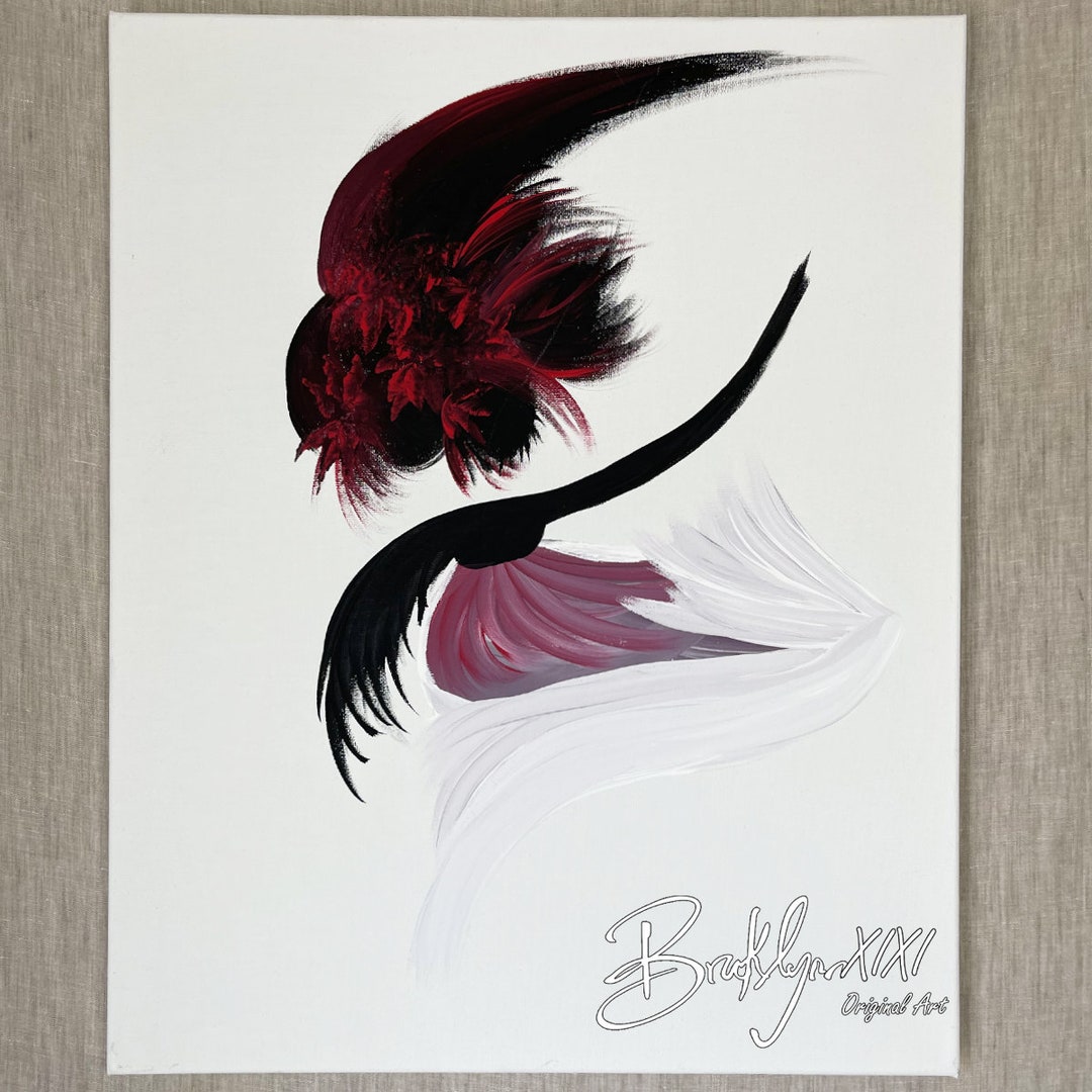 The Balance of Light and Dark Energy Original Canvas - Etsy