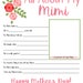 All About My Mimi, Mother's Day Questionnaire, Grandma, Survey ...