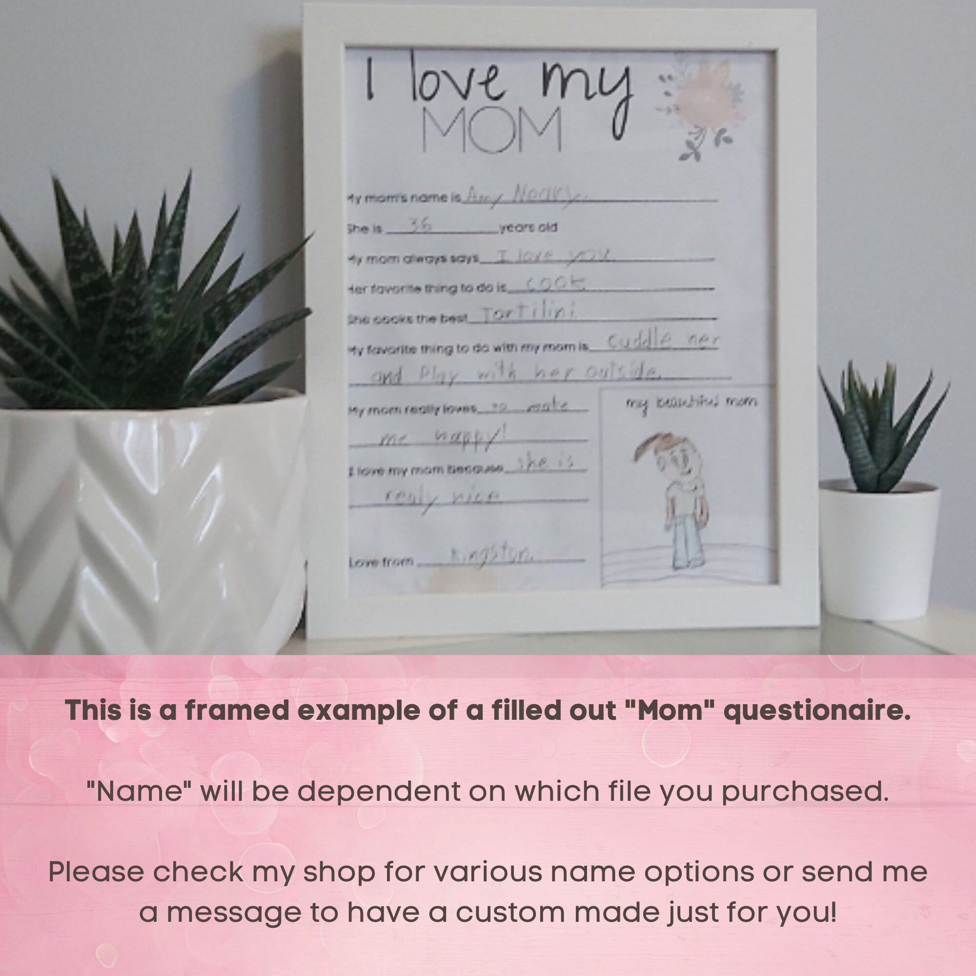 I Love My Mimi, Mother's Day Questionnaire, Grandma, Survey, Questions ...