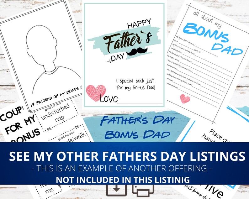 Father's Day Questionnaire: Fill-in Printable Gift (digital Download ...