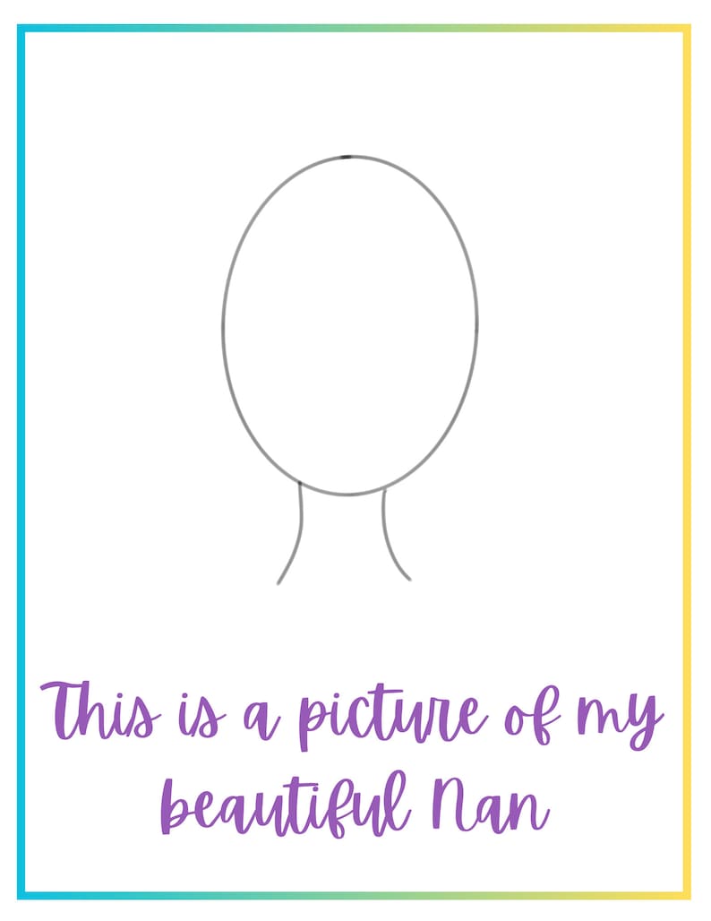 Happy Birthday Nan - Printable Gift From Child - Keepsake Book ...