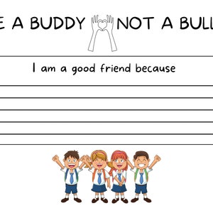 Pink Shirt Day Printable Activities: Anti-bullying, Good Friend (PDF ...