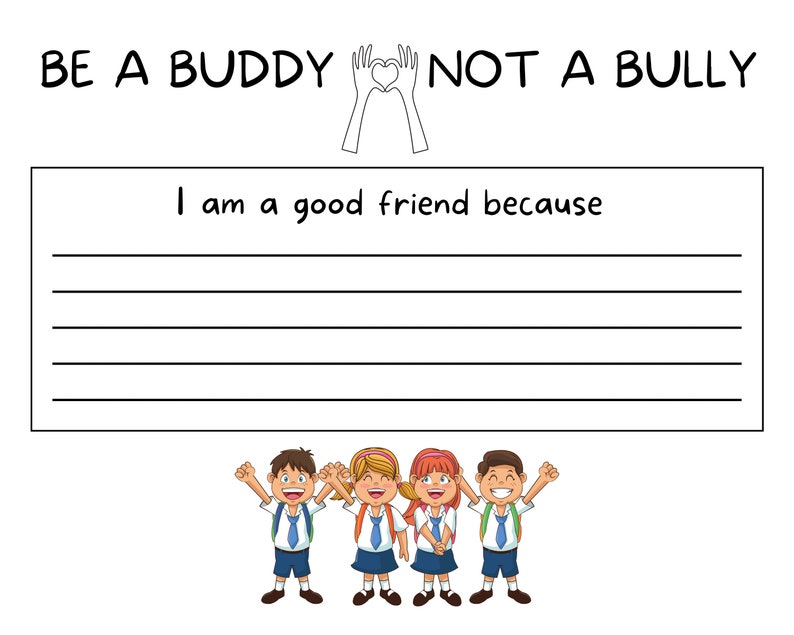 Pink Shirt Day Printable Activities: Anti-bullying, Good Friend (PDF ...