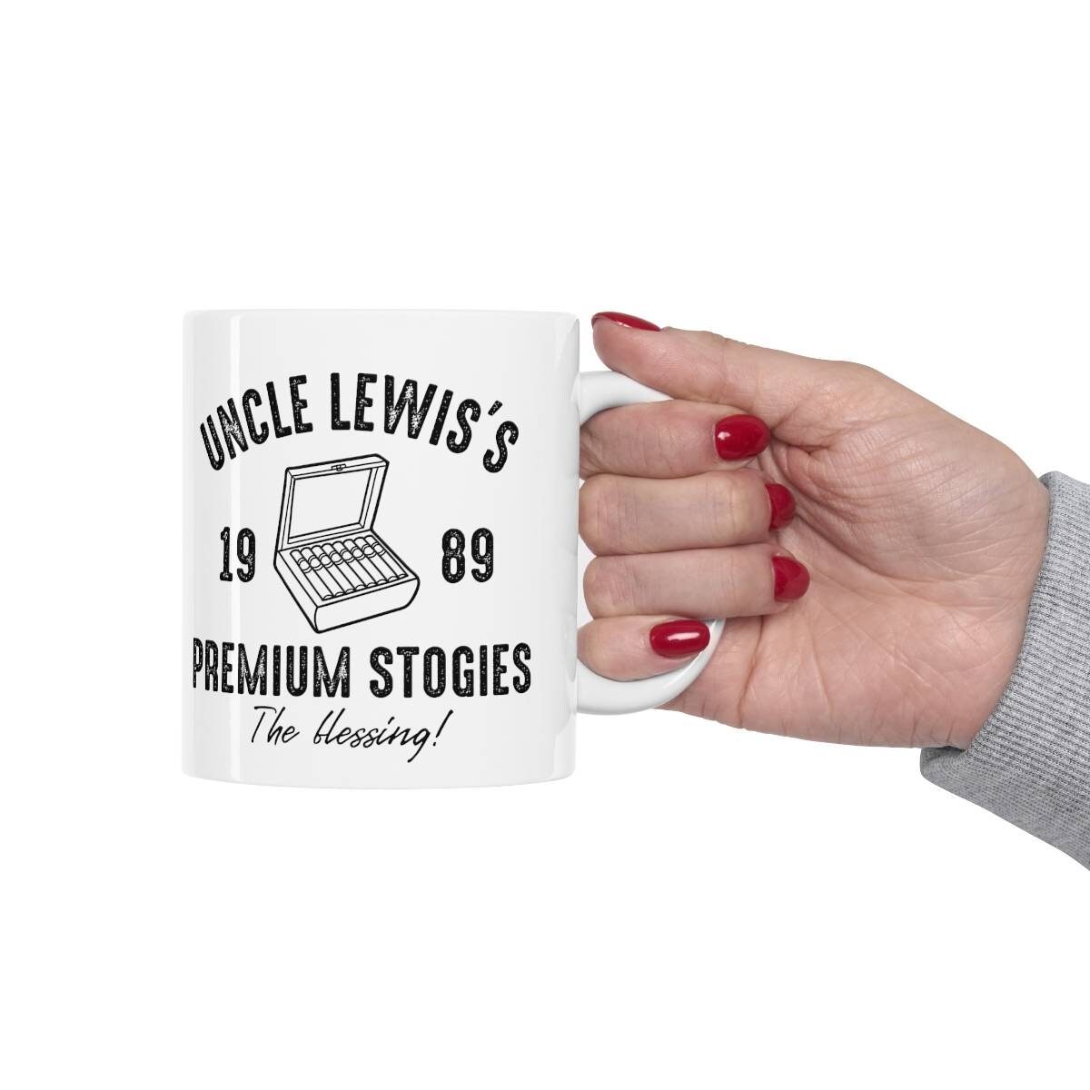 Uncle Lewis's Premium Stogies 11 Oz Coffee Mug, National Lampoons ...