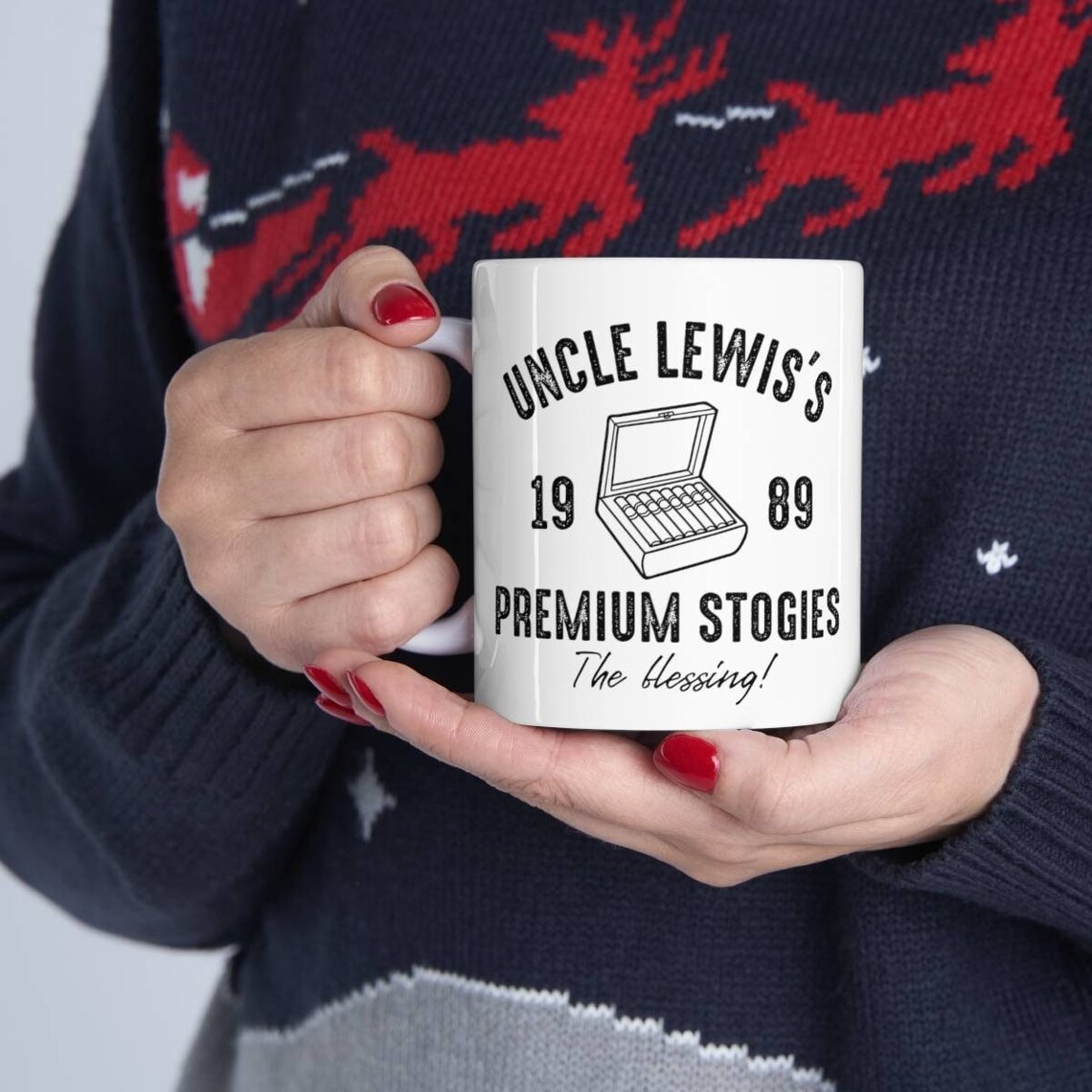 Uncle Lewis's Premium Stogies 11 Oz Coffee Mug, National Lampoons ...