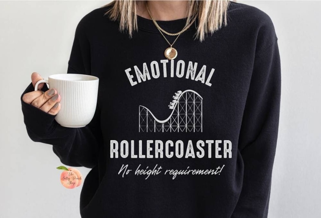 Emotional Rollercoaster Sweatshirt, Antisocial Comfort Introvert ...