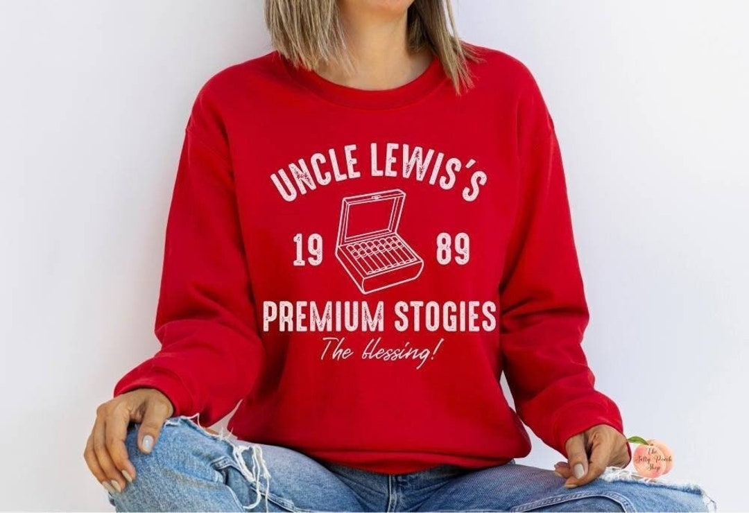 Uncle Lewis's Premium Stogies Sweatshirt, Funny Vintage Christmas ...