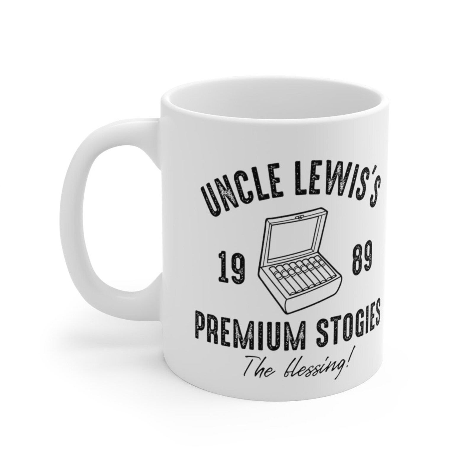 Uncle Lewis's Premium Stogies 11 Oz Coffee Mug, National Lampoons ...