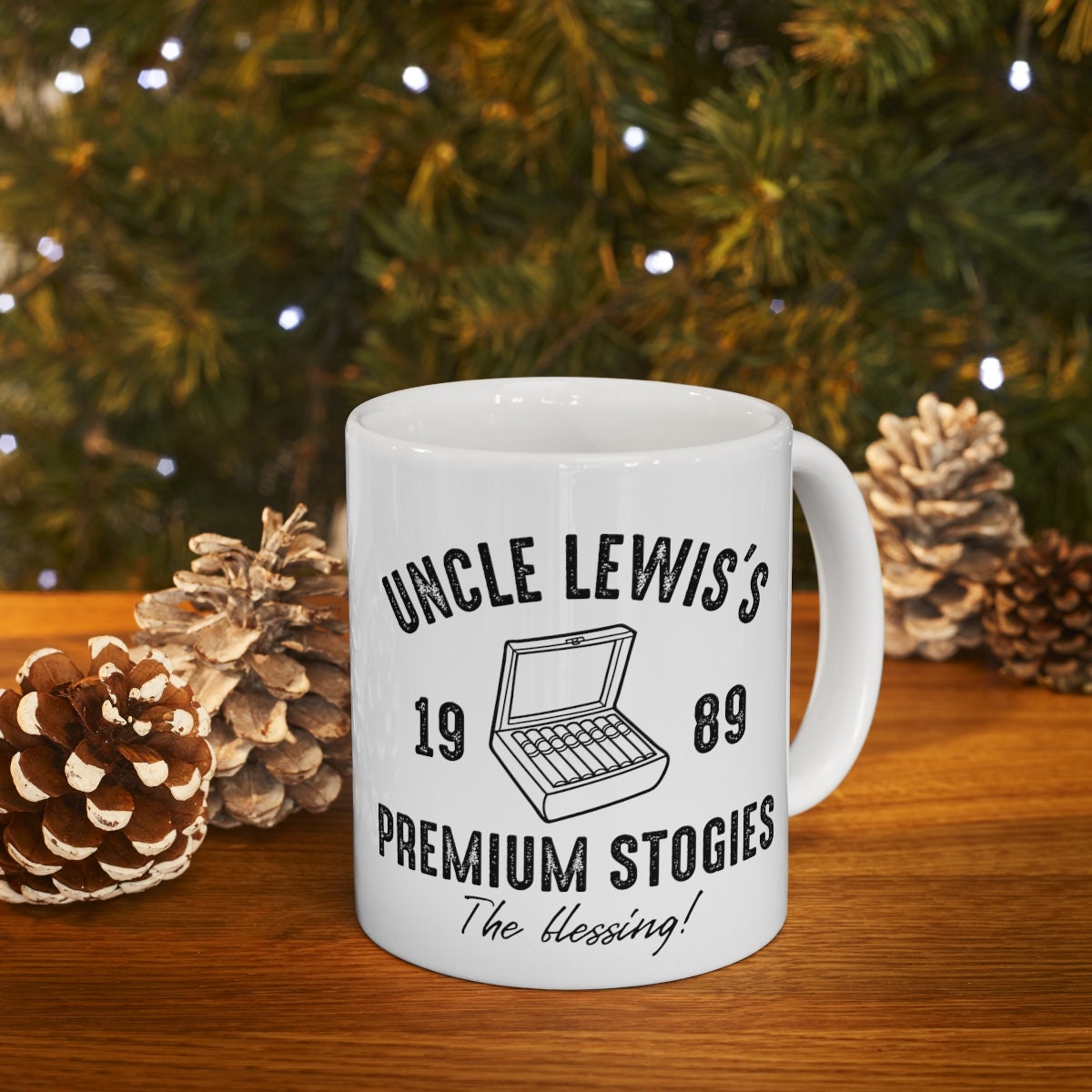 Uncle Lewis's Premium Stogies 11 Oz Coffee Mug, National Lampoons ...