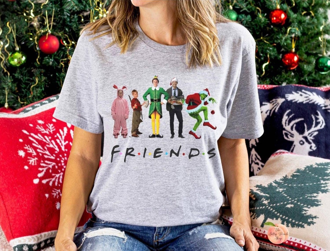Christmas Movie Friends Bella Canvas Shirt, Funny Family Matching ...