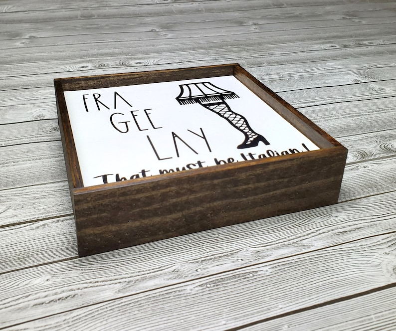 Fra Gee Lay Sign A Christmas Story Leg Lamp Coffee Bar - Etsy