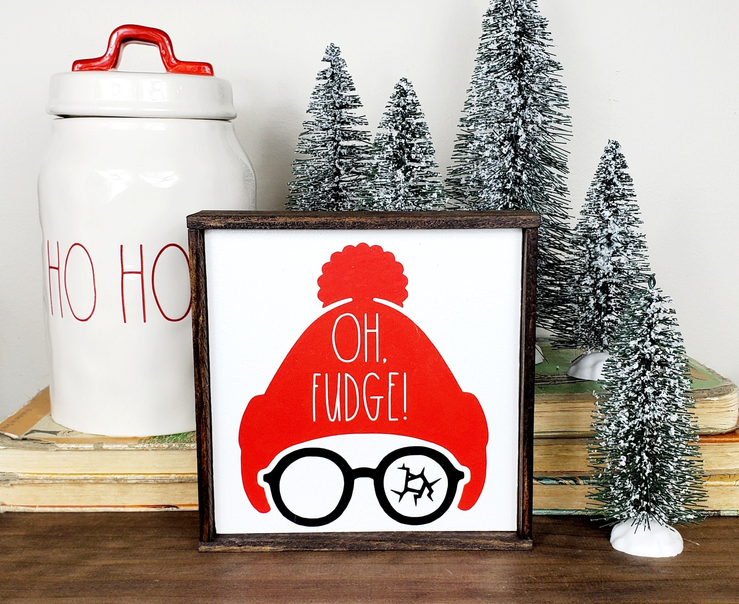 Oh Fudge Sign A Christmas Story Leg Lamp Coffee Bar Decor - Etsy