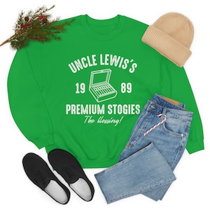 Uncle Lewis's Premium Stogies Sweatshirt, Funny Vintage Christmas ...