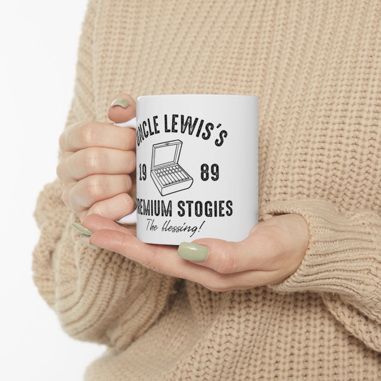 Uncle Lewis's Premium Stogies 11 Oz Coffee Mug, National Lampoons ...