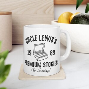 Uncle Lewis's Premium Stogies 11 Oz Coffee Mug, National Lampoons ...