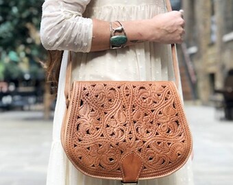 Leather Cut Out Purse - Etsy