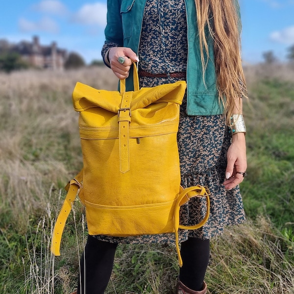 Backpack Roll Top - Etsy