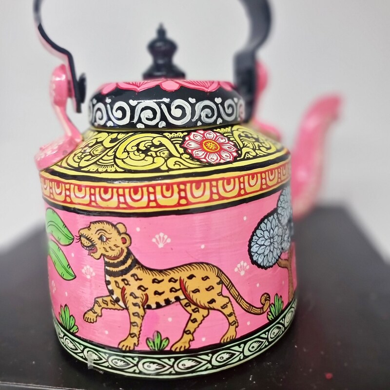 Painted Tea Pot - Etsy