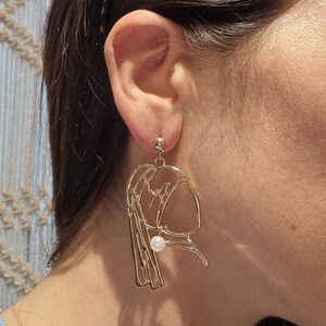 Artsy JOHANNES VERMEER EARRINGS Girl With a Pearl Earring, Asymmetric ...
