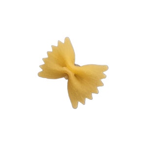 Bow Shaped Farfalle Pasta Brooch - Gift for Foodies, Chefs, Italian ...