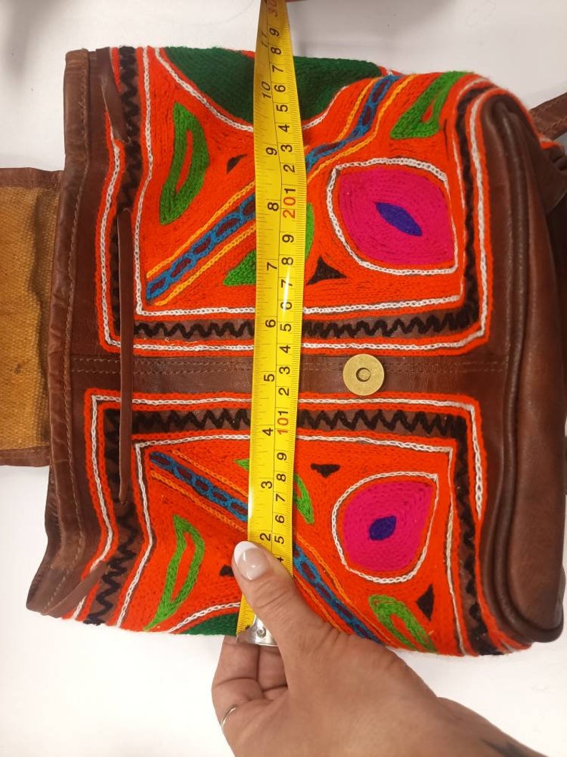 Small WOMEN'S LEATHER BACKPACK Boho Vintage Hippie Bag | Etsy