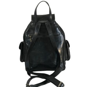 Large BRAIDED LEATHER BACKPACK Women Woven Leather Rucksack - Etsy