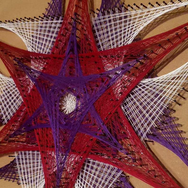 Star Tetrahedron Sacred Geometry String Art | Etsy