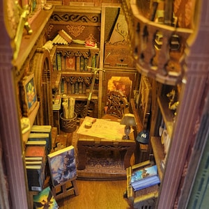 Percy Jackson Library Book Nook Made-to-order Customized LED Flickering ...