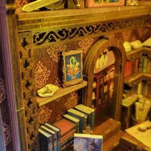 Percy Jackson Library Book Nook Made-to-order Customized LED Flickering ...