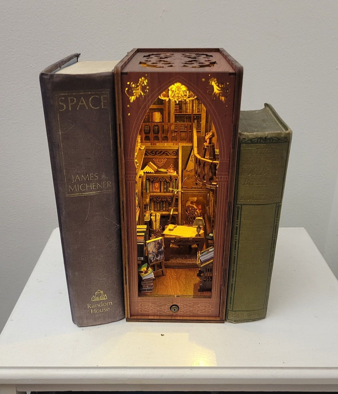 Percy Jackson Library Book Nook Made-to-order Customized LED Flickering ...